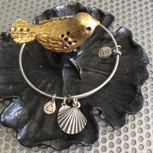 Alex and Ani | Jewelry | Alex Ani Shell Bangle | Poshmark
